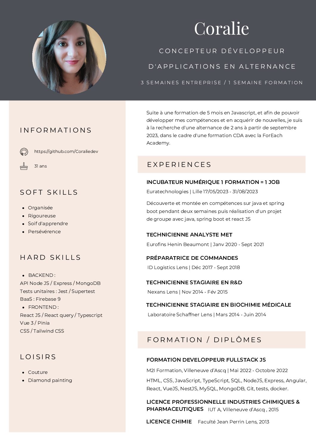 CV-thèque - ForEach Academy