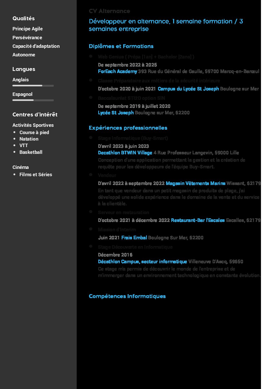 CV-thèque - ForEach Academy